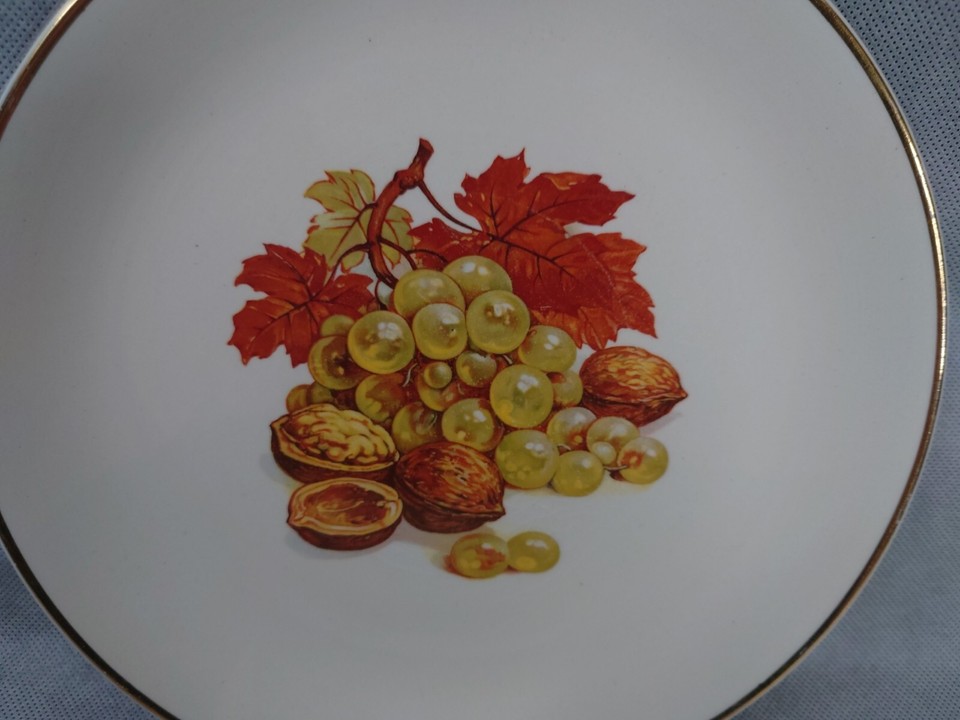 Crown Devon Plate 9" Fruit Plate Dessert | eBay