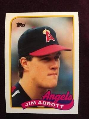 1989 Topps Traded #2T Angels Jim Abbott Rookie Baseball Card | eBay