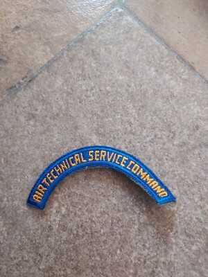 WW2 WWII US Army Air Corps Force Air Technical Service Command Tab ...