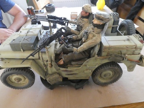 MARK Radio Controlled rc 1/6 Scale SAS Army Jeep | eBay UK