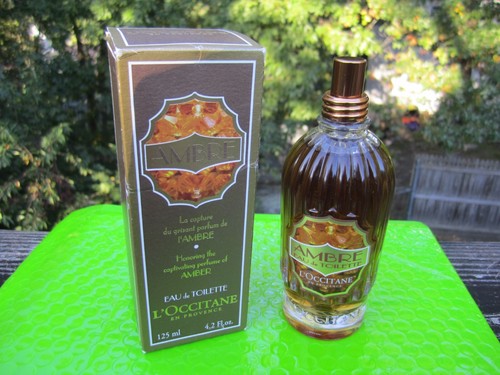 L'OCCITANE PROVENCE AMBER AMBRE EAU de TOILETTE 4.2oz NEW OLD STOCK in ...