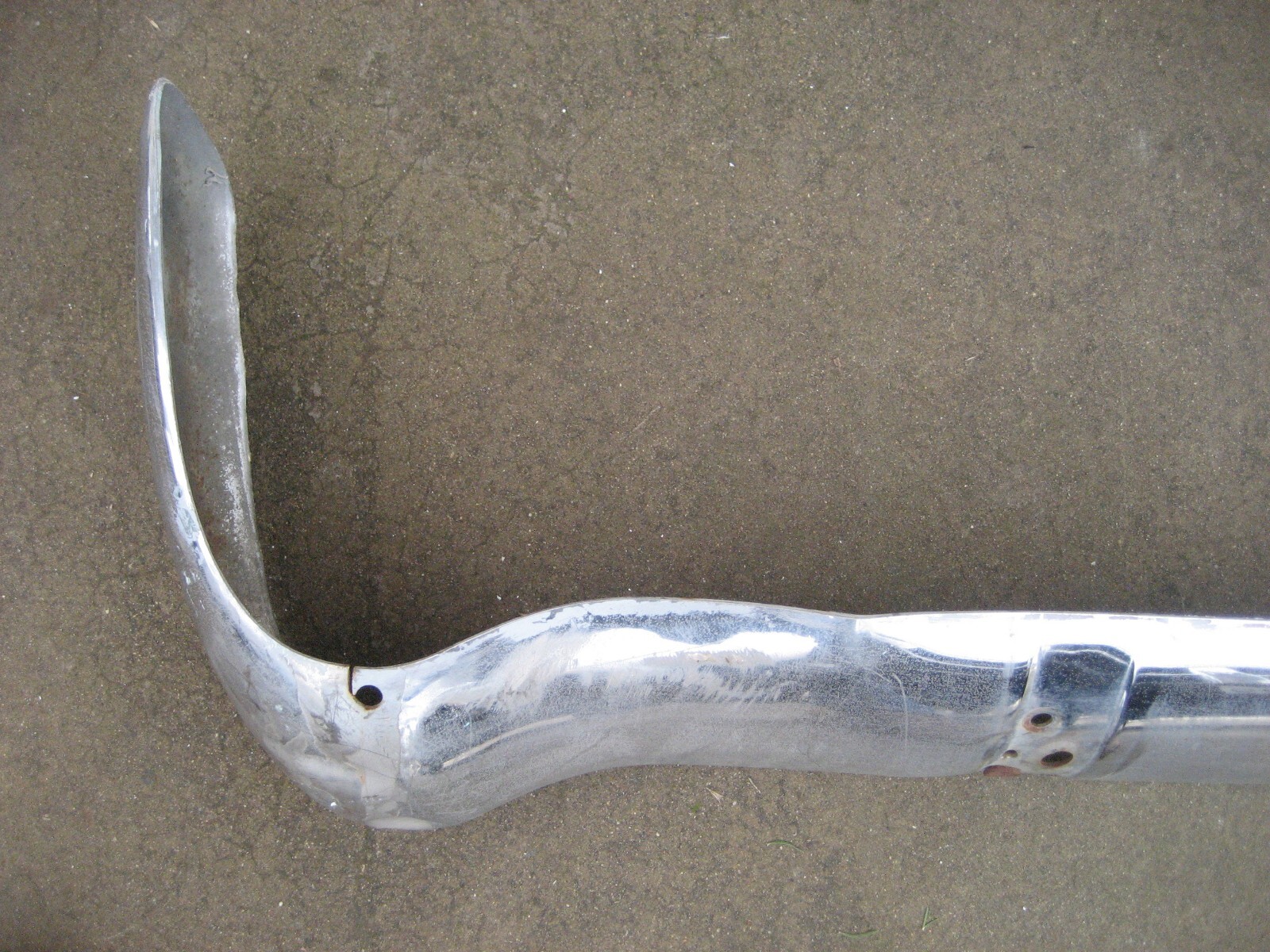 1955 CHEVY REAR BUMPER-(1) PIECE REAR BUMPER | eBay