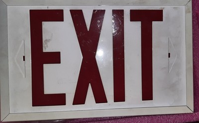 Exit Signs - Vintage Exit Light