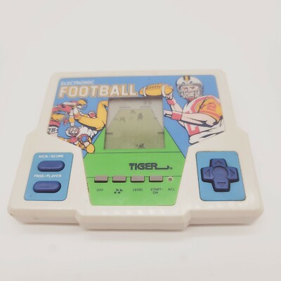Vintage Tiger Electronics Handheld Video Game Electronic Football 1987 ...