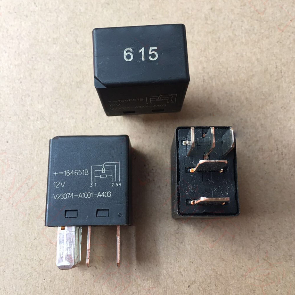 For Tyco Relay PA66-GF25 12VDC Coil SPDT 30/20A 5Pcs V23074-A1001-A403 ...