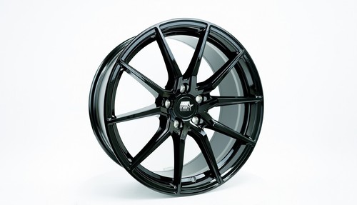 18x8.5 +35 MST Flow Formed Delta 5x108 Glossy Black Wheels (Set of 4 ...