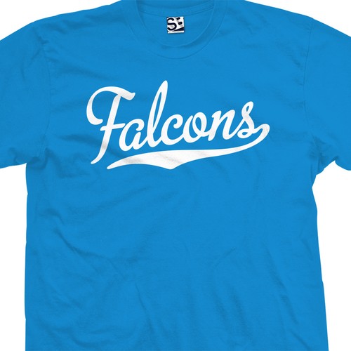 Falcons Script Tail Shirt | High School Sports Baseball Team | All Size ...