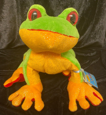 WEBKINZ PLUSH GREEN TREE FROG WITH CODE | eBay