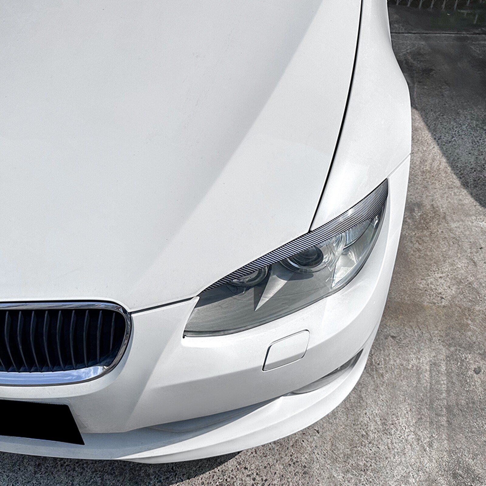 Front Headlight Eyebrows Cover For BMW 3 Series Coupe E92 E93 LCI 2010 ...