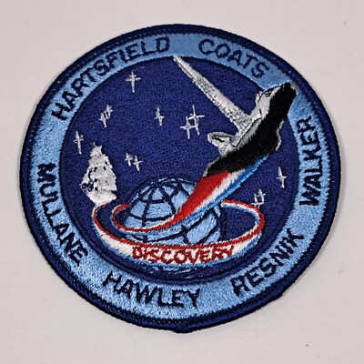 NASA STS-41D SHUTTLE DISCOVERY Mission 4" Patch Resnik Walker Coats | eBay