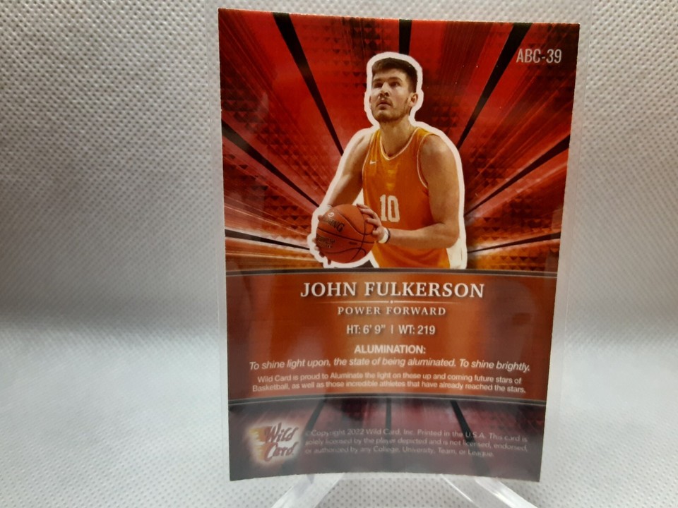 🏀2021-22 Wild Card Alumination Red Chase John Fulkerson #ABC-39 | eBay