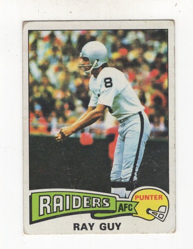 1975 TOPPS FOOTBALL RAY GUY OAKLAND RAIDERS #435 | eBay
