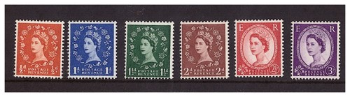 SG561 / 566 QEII Wildings 1st graphite issue. MNH set of 6. | eBay