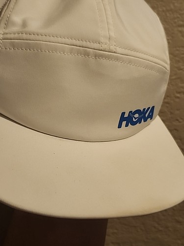 Hoka One Performance 5-Panel Hat Cap Running White Adjustable | eBay