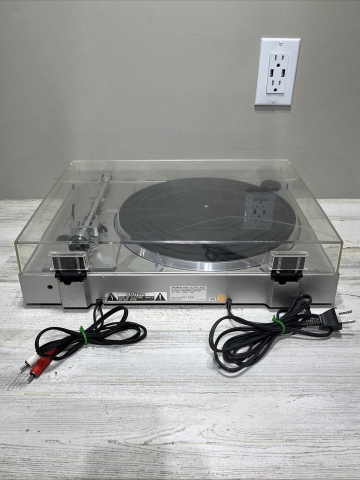 Sony PS-LX22 Direct Drive Automatic Turntable Record Player Tested ...