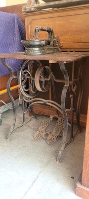 Rare Antique Florence Sewing Machine, Cast Iron, Civil War era, 1858 ...