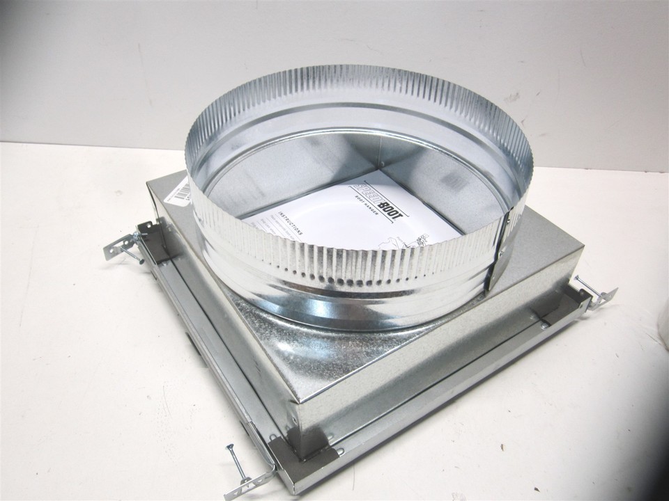 Speedi-Boot (SBS-121212 SRA) 12" x 12" x 12" Square to Round Adapter ...