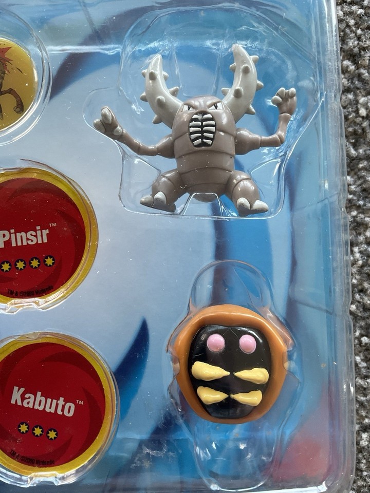 Ultra Rare Vintage Pokemon Grabber Ball KABUTO & PINSIR Mip Hasbro 2000 ...