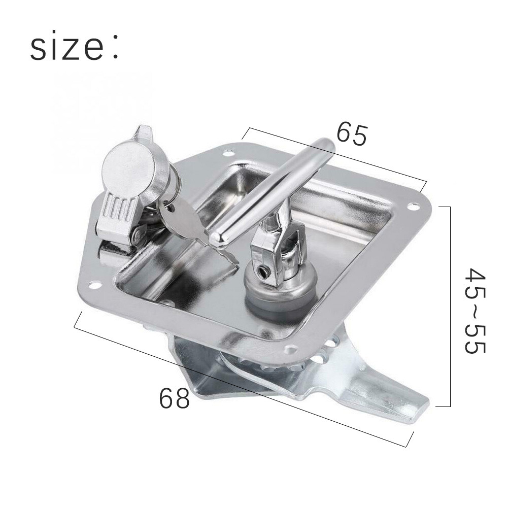 6X Folding T Handle Lock Latch Trailer Truck Camper Tool Box 304 ...