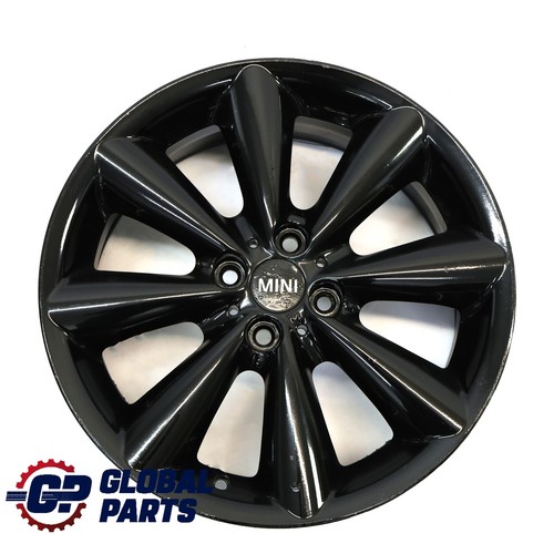 Mini Cooper R55 R56 R57 R58 Black Wheel Alloy Rim 17" 7J ET:48 Conical ...