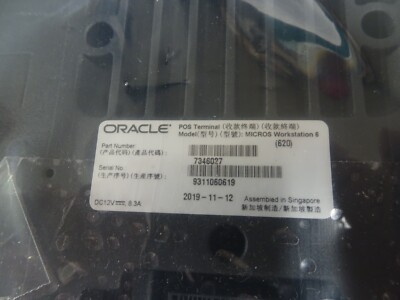 Oracle/Micros Workstation 6 Terminal (620) 7346027 | eBay