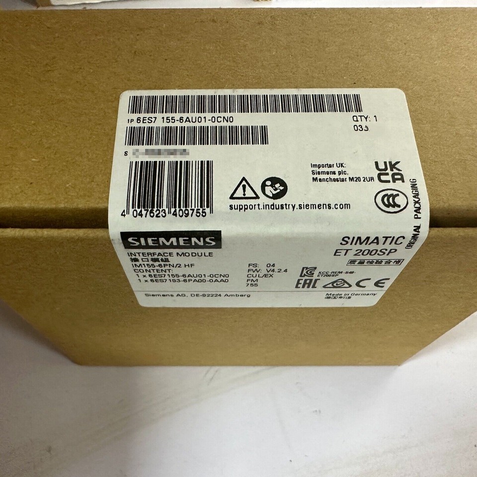 New in box Siemens 6ES7155-6AU01-0CN0 6ES7 155-6AU01-0CN0 Interface ...