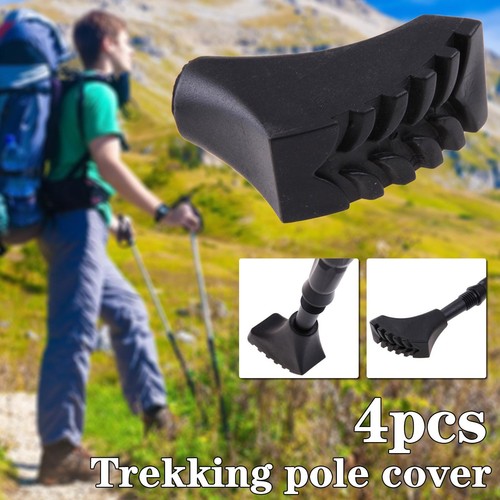4pcs For LEKI Nordic Walking Trekking Hiking Ferrule Tips Stick Pads ...