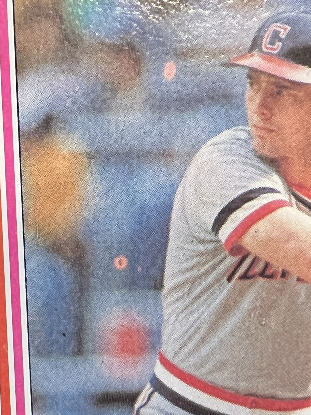 Topps 1982 Rick Manning Baseball Card #202 Rick Manning Rare Error Ink Spots | eBay