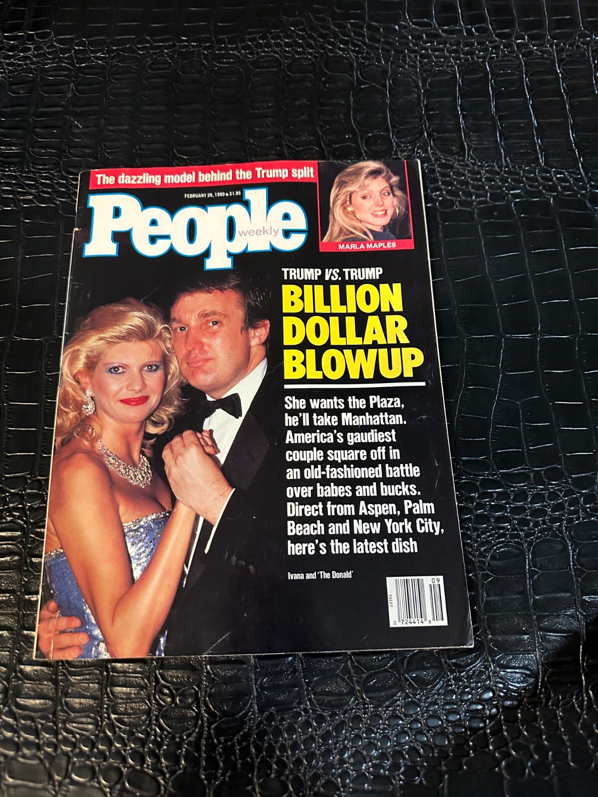 FEBRUARY 26 1990 PEOPLE WEEKLY MAGAZINE - DONALD TRUMP - MARLA MAPLES ...