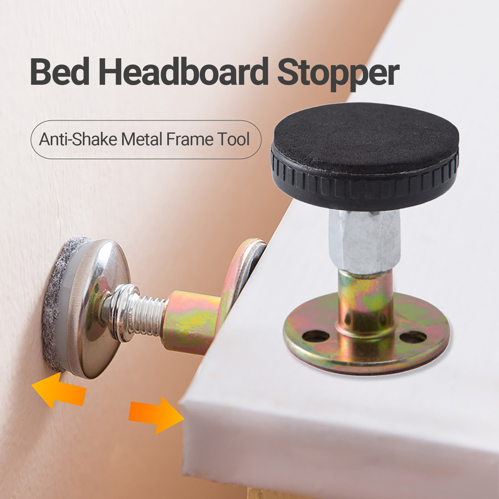 Bed Headboard Stopper Wide Application Sturdy Bed Furniture Stopper ...