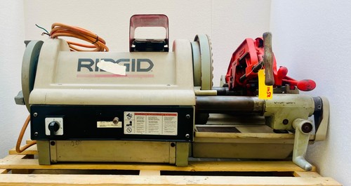 Ridgid 1224 Pipe Threader/Threading Machine 2-½" to 4" 120V NPT Die ...