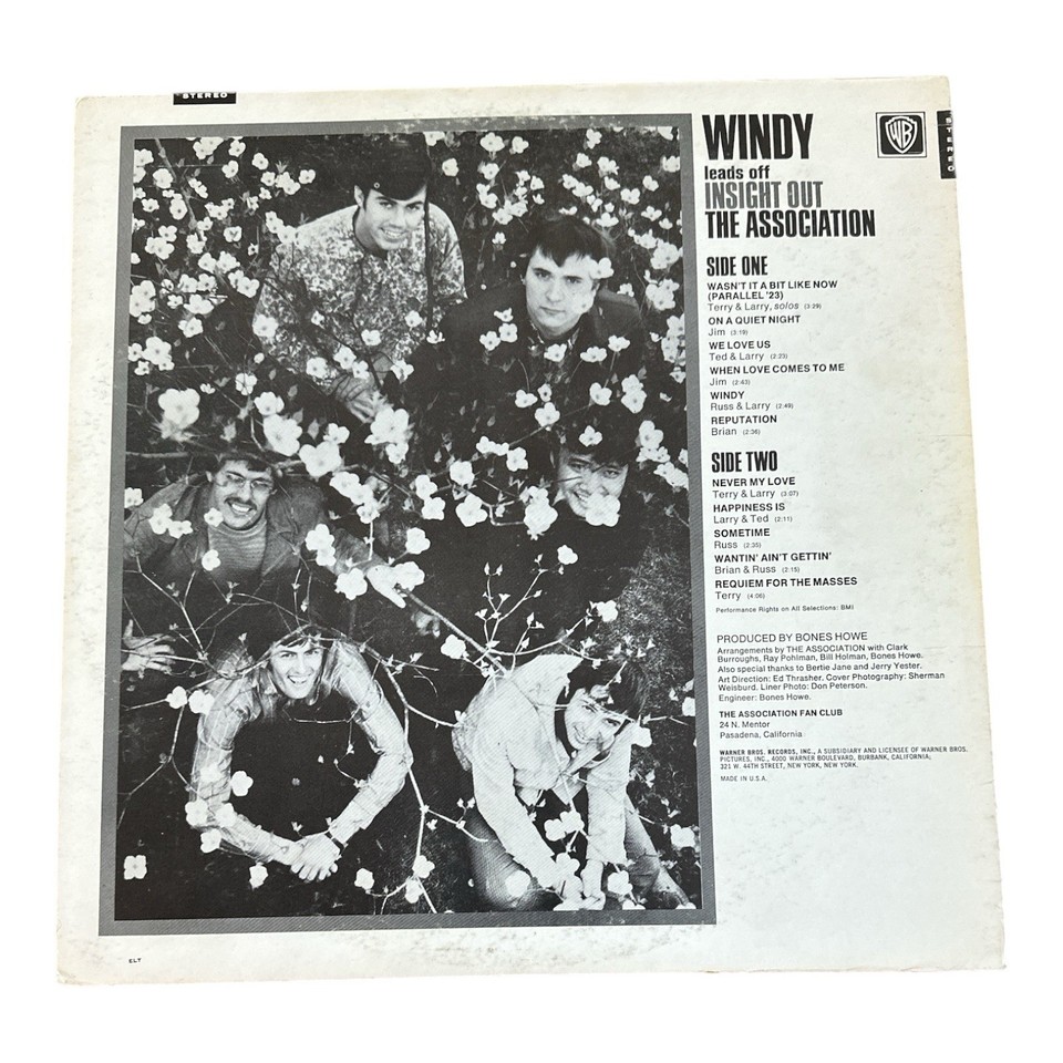 1967 The Association Windy Stereo Vinyl LP Includes Never My Love | eBay
