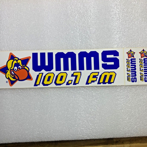 Vintage WMMS 100.7 FM "The Buzzard" Radio Sticker with 2 Minis ...