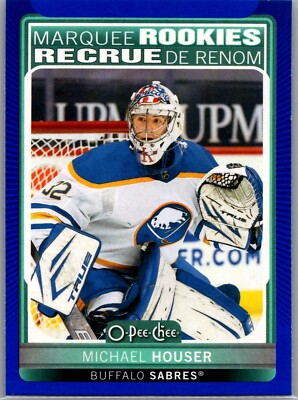 2021-22 Upper Deck #644 Michael Houser 2021-22 O-Pee-Chee Update Blue ...