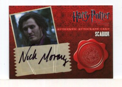 Harry Potter Deathly Hallows 1 Nick Moran Autograph Card | eBay