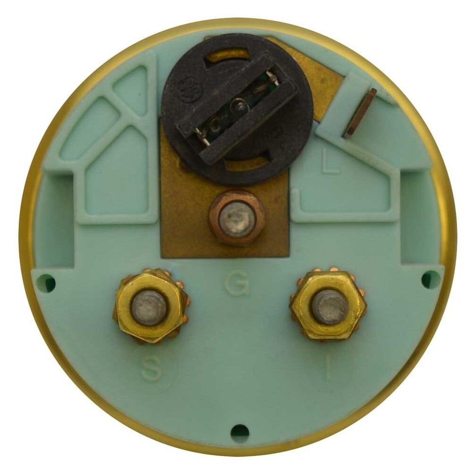 Teleflex Boat Temperature Gauge 62410 | Premier Pro Gold 2 Inch Black ...