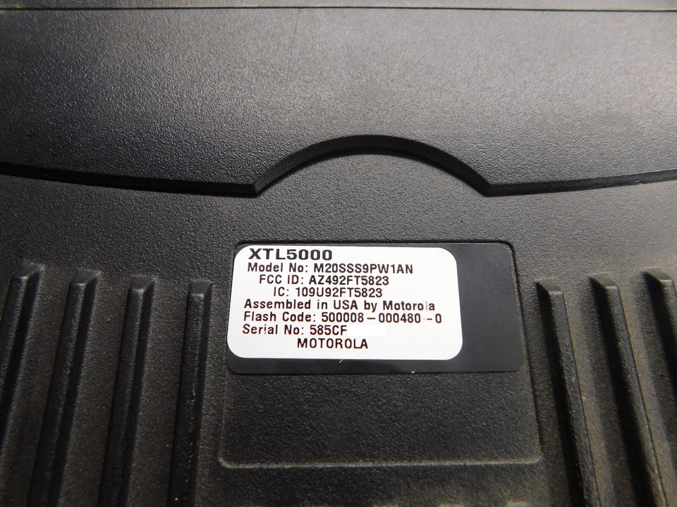 Motorola XTL5000 UHF 450-512mhz P25 Digital Mobile Radio AES/DES 9600b ...