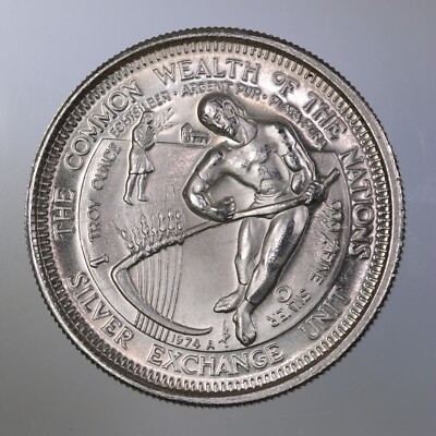 Vintage 1974 Silver Exchange Unit 1 Troy oz 999 Fine Silver Round | eBay