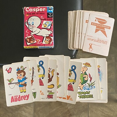 Vintage 60s ‘CASPER And His PALS’ Card GAME Edu-Cards - 35 CARDS ...