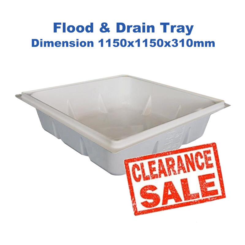 Hydroponics EBB System Flood Drain Tray 3 difference size | eBay Australia