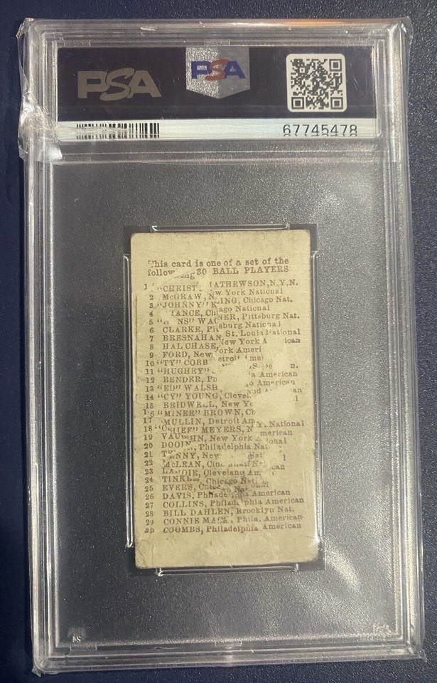 1910 E98 Set of 30 Hans Honus Wagner Green PSA 1 Rare 🔥 🔥 | eBay