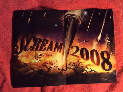 SPIKE SCREAM 2008 OCTOBER 21 ADVERTISEMENT AD RARE FOLDOUT | eBay