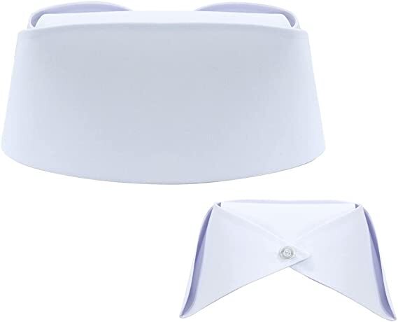 White Cotton Authentic Nurse Hat Starched Pre-formed Medical Surgery ...