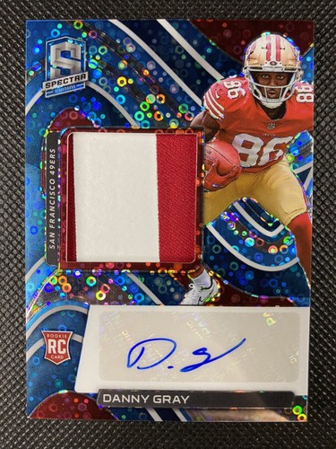 2022 Panini Spectra Danny Gray Neon Blue Disco Rookie RPA /60 #231 San ...