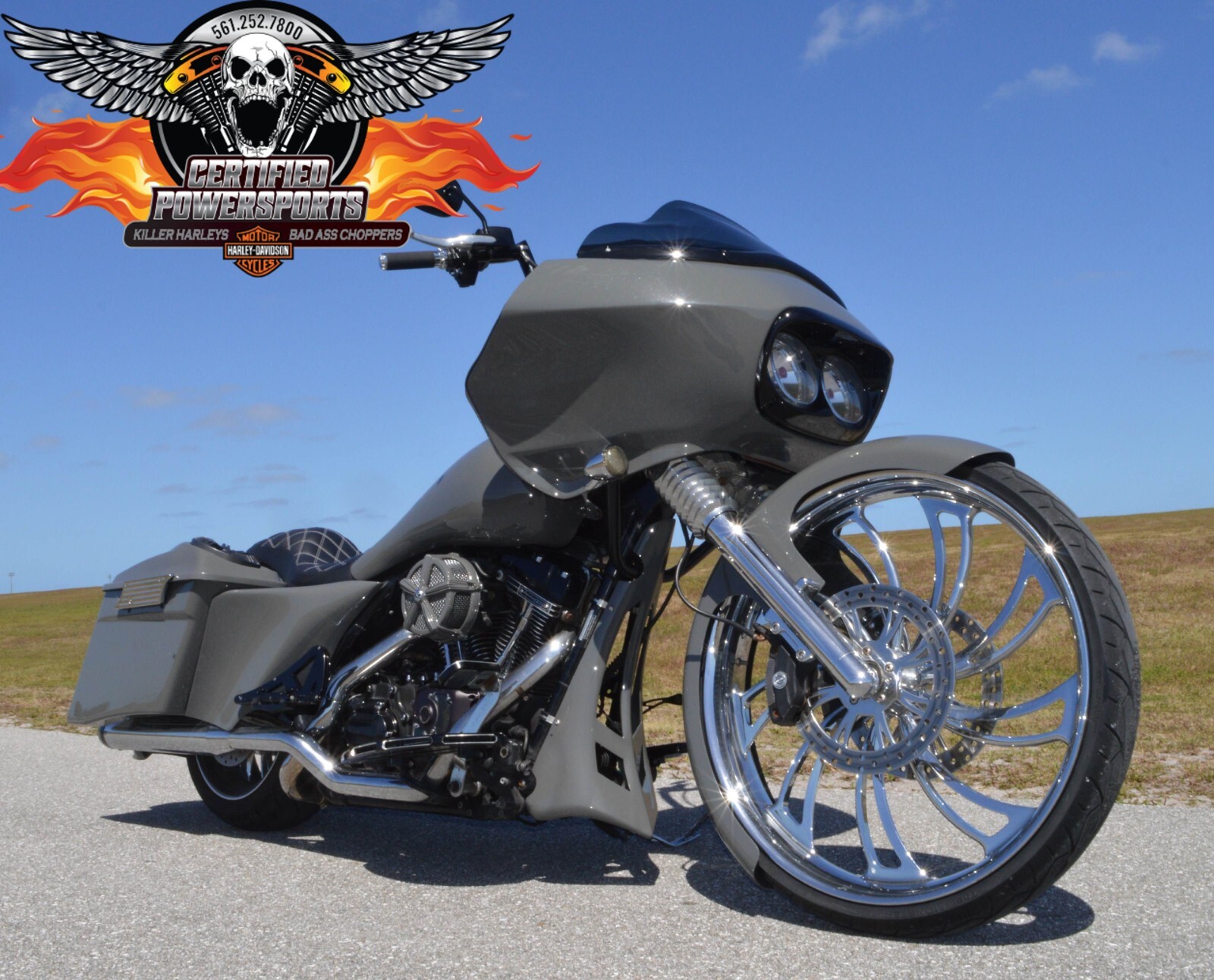 2009 Harley-Davidson ROAD GLIDE SCREAMIN EAGLE 110ci CUSTOM BIG WHEEL ...