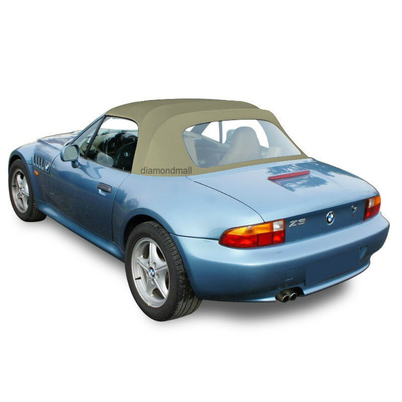 Fits BMW Z3 1996-2002 Convertible Soft Top & Plastic Window Tan Twill ...