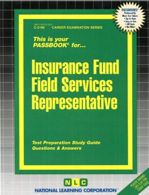 NEW Insurance Fund Field Services Representative Test Practice Passbook ...