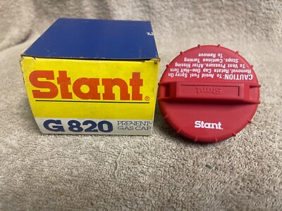 NOS STANT 10820 G820 FUEL TANK GAS CAP RED MADE IN USA | eBay