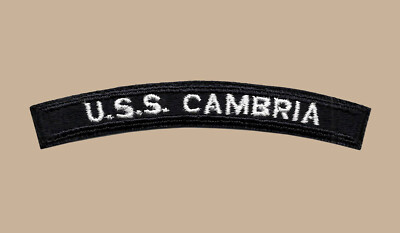 US Navy APA-36 USS Cambria Attack Transport UIM Shoulder Rocker Tab (13 ...
