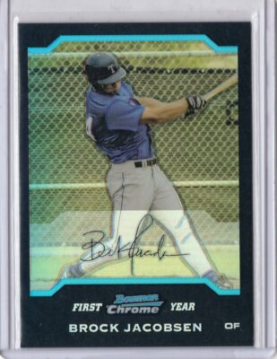 2004 Bowman Chrome Refractor Brock Jacobsen | eBay